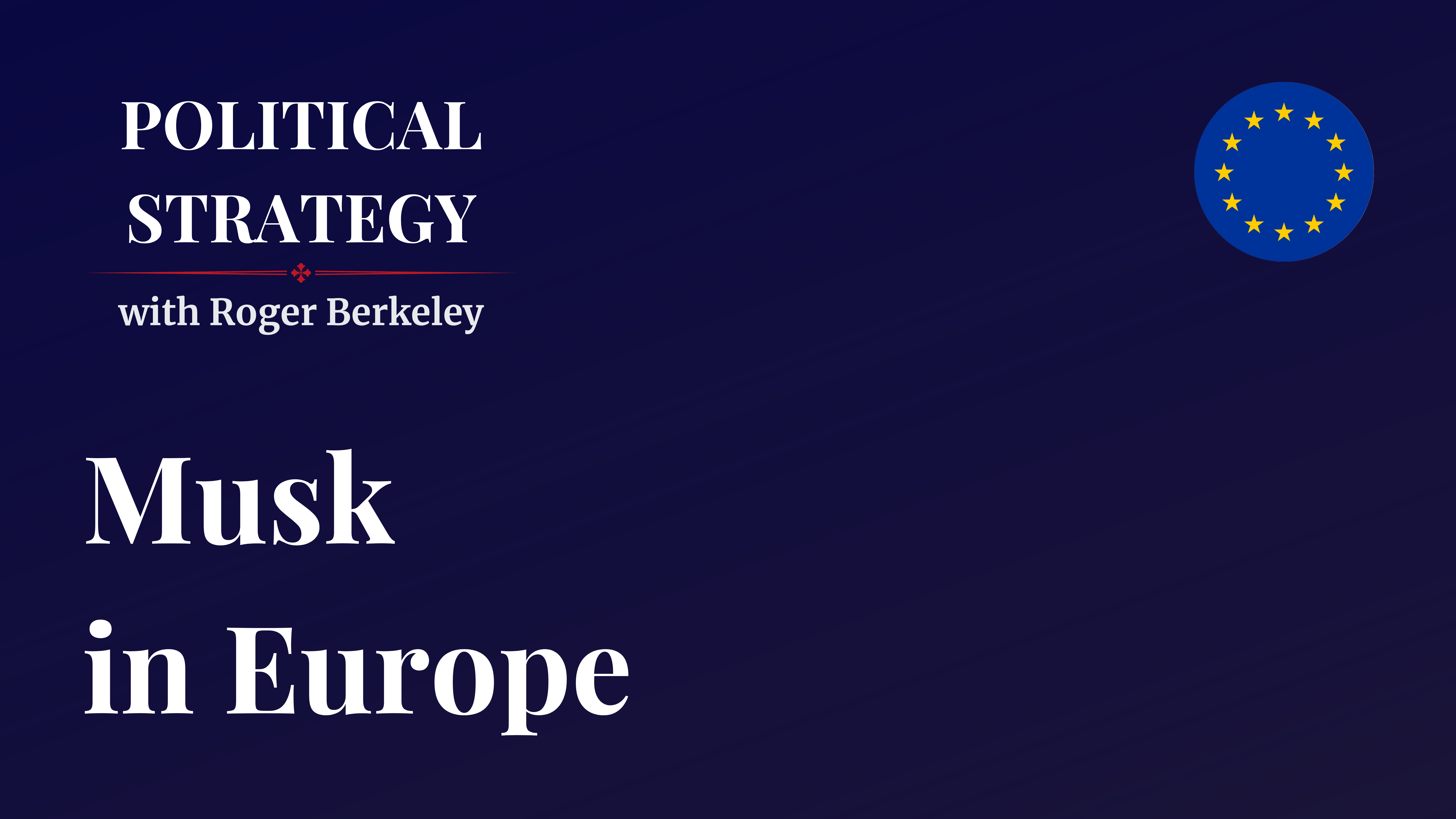 A Sitdown with the AfD: Musk in Europe - Birch Lea Strategies